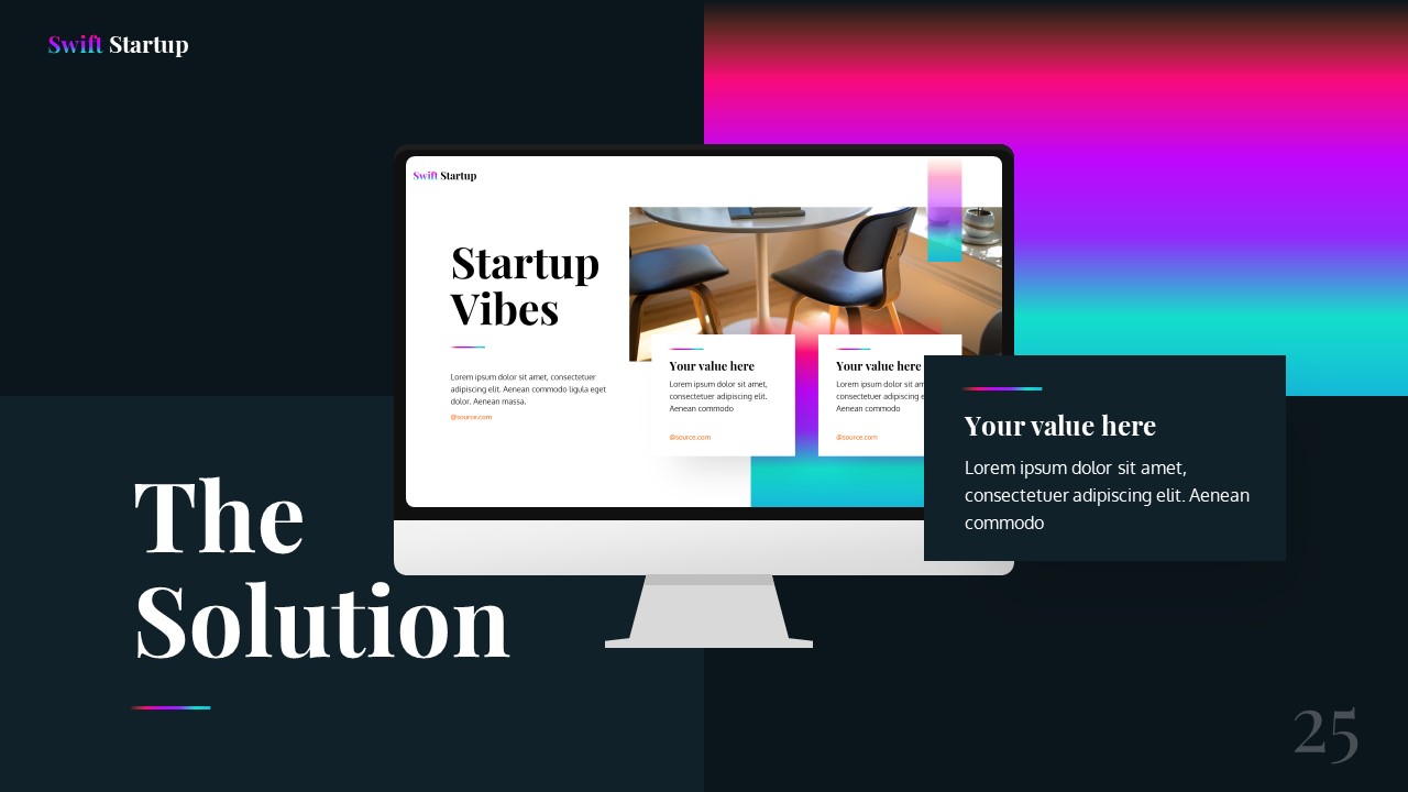Swift Startup Pitch Deck Powerpoint Template Presentation Templates